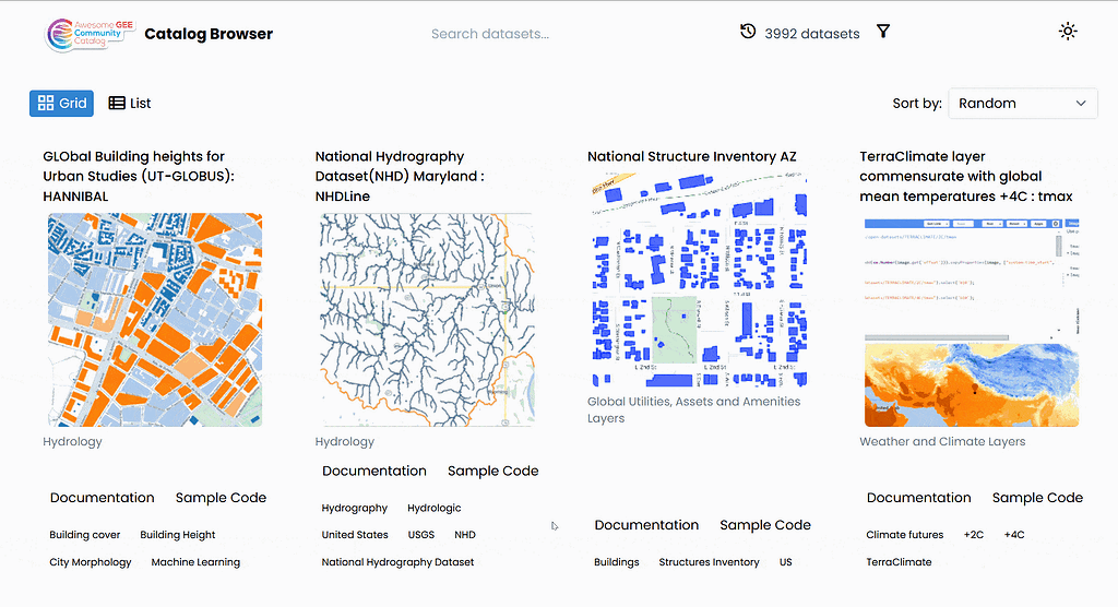 GEE Community Catalog Browser - General - Awesome GEE Community Catalog Forum